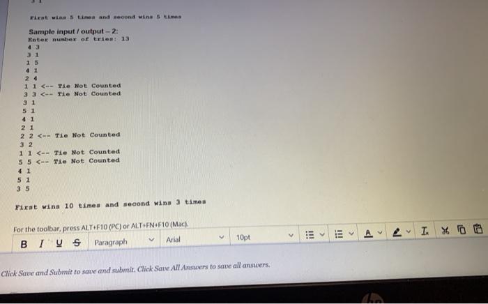 Solved QUESTION Write a program Array prompts the user to | Chegg.com