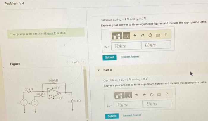 Solved Calculate v0 it va=4 V and vb=0 V Express your answer | Chegg.com