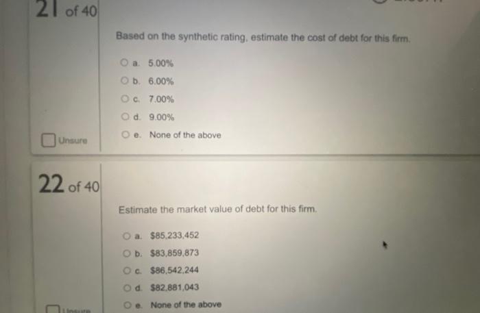 Solved The following data apply to the next three questions: | Chegg.com