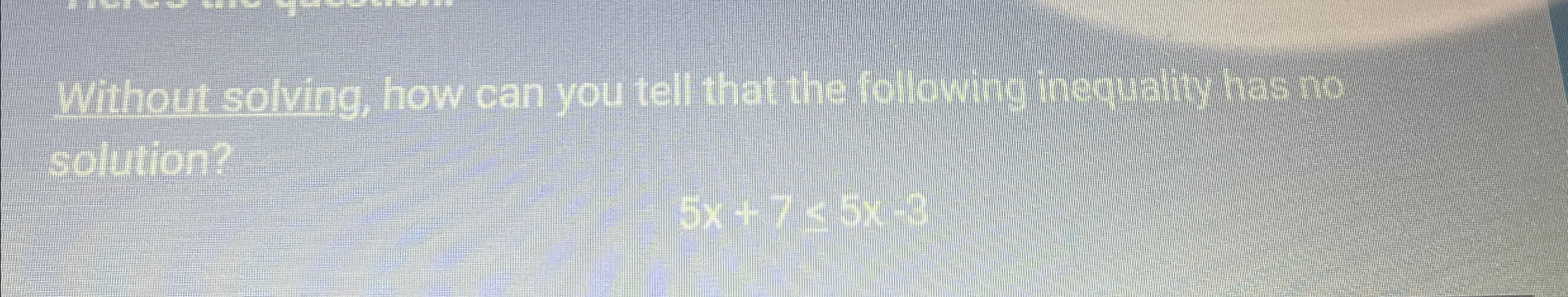 Solved Without solving, how can you tell that the following | Chegg.com