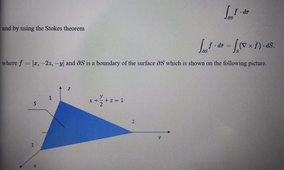 Solved Jas and by using the Stokes theorem hostede