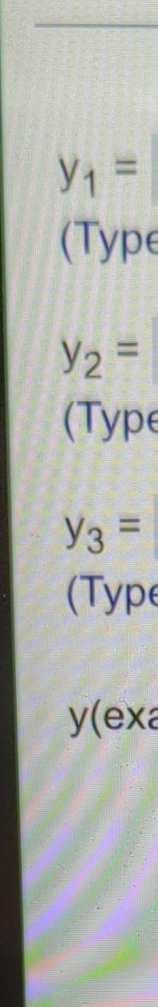 Solved y1= (Type y2= (Type y3=Use Euler's method to | Chegg.com