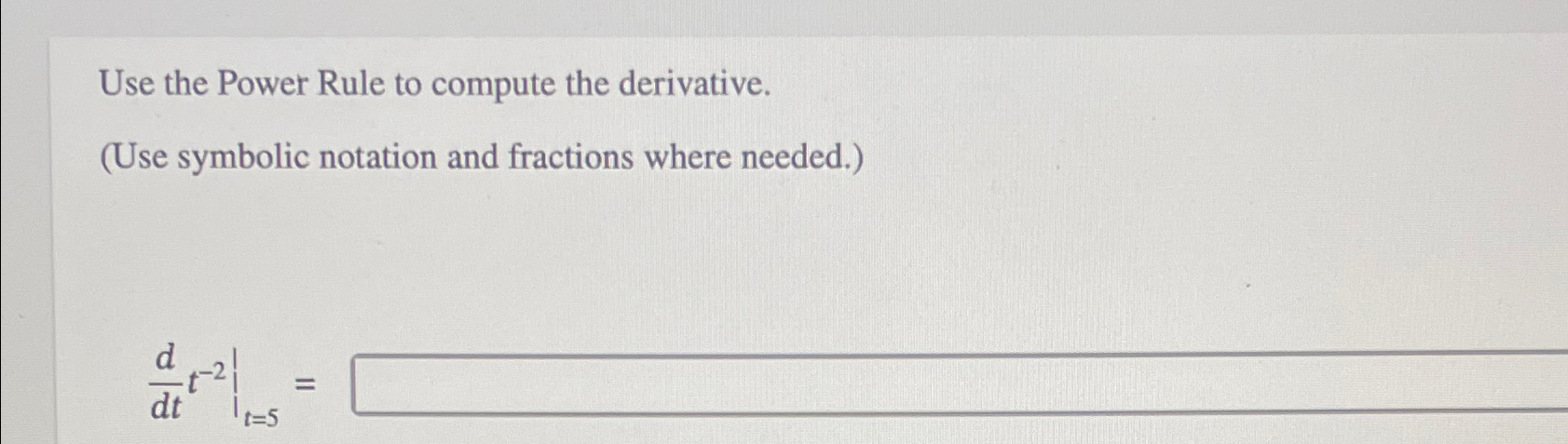 Solved Use the Power Rule to compute the derivative.(Use | Chegg.com