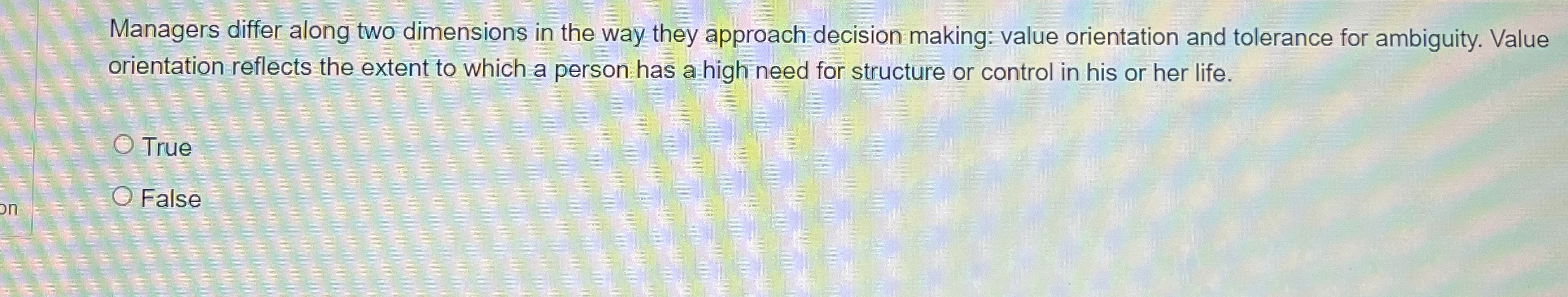 Solved Managers differ along two dimensions in the way they | Chegg.com