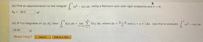Solved Use the form of the definition of the integral given | Chegg.com
