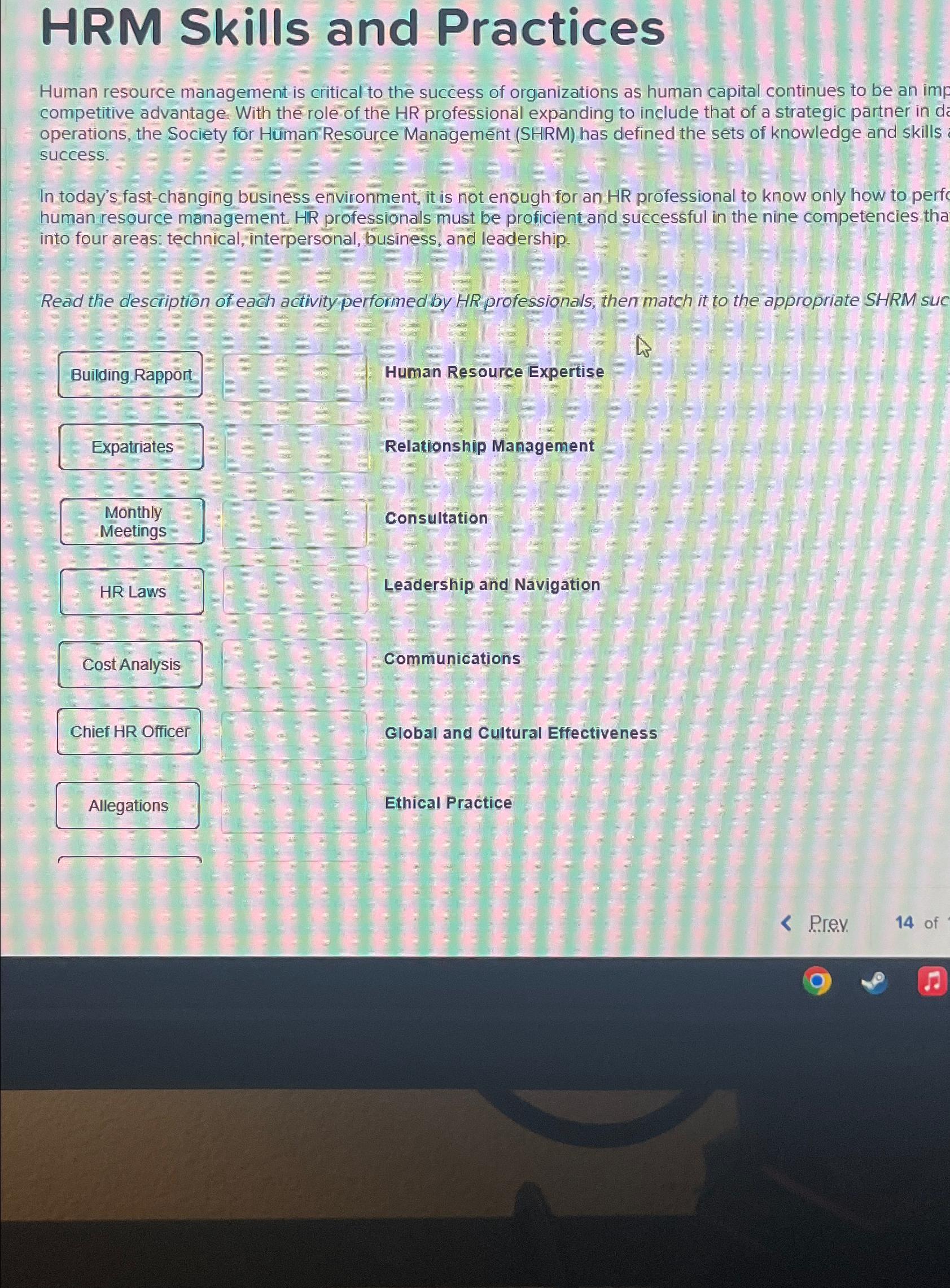 Solved HRM Skills and PracticesHuman resource management is | Chegg.com