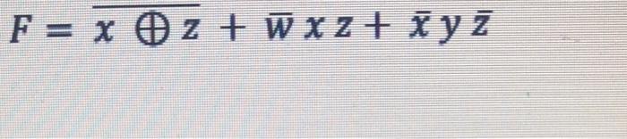 Solved Simplify the function below in: (a) reduced sum of | Chegg.com