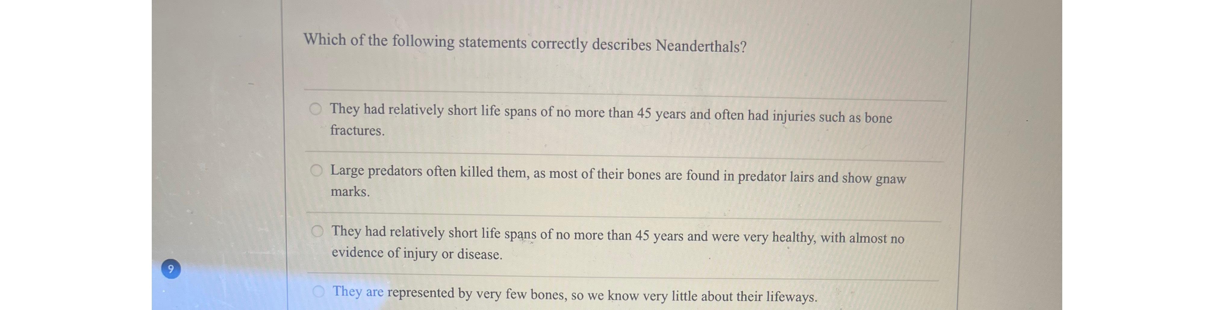 Solved Which of the following statements correctly describes | Chegg.com