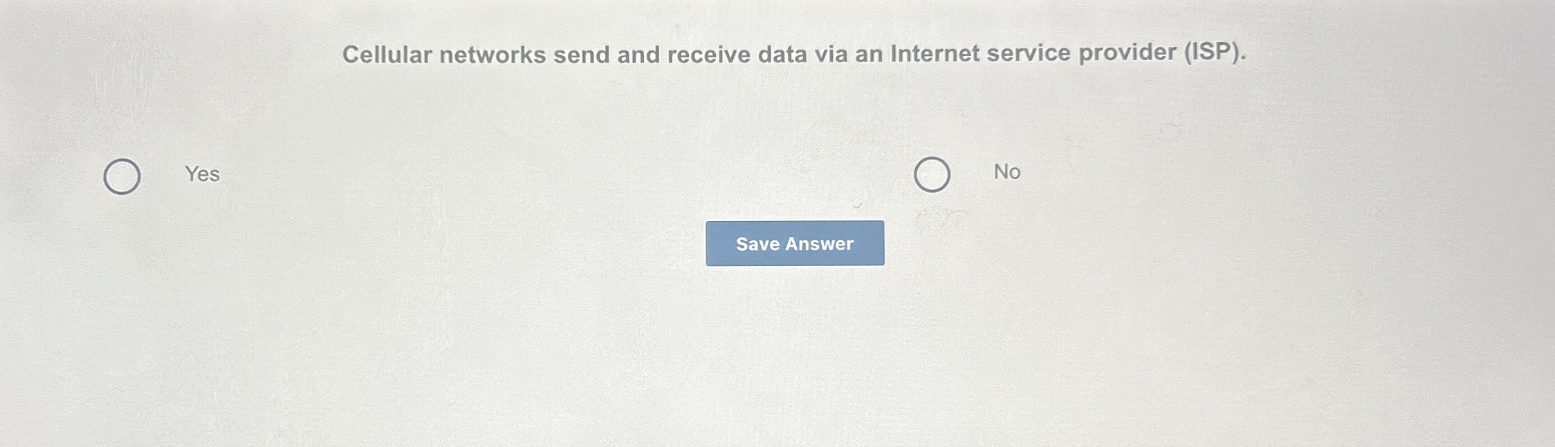 Solved Cellular networks send and receive data via an | Chegg.com