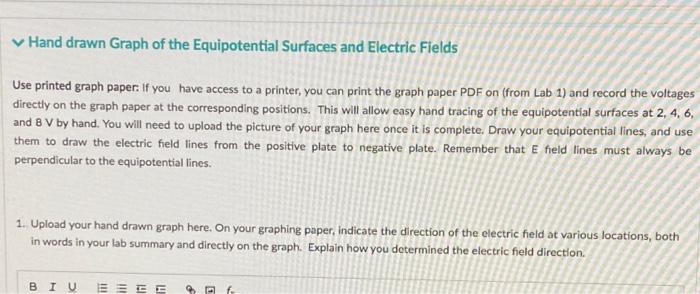 Solved Hand drawn Graph of the Equipotential Surfaces and | Chegg.com