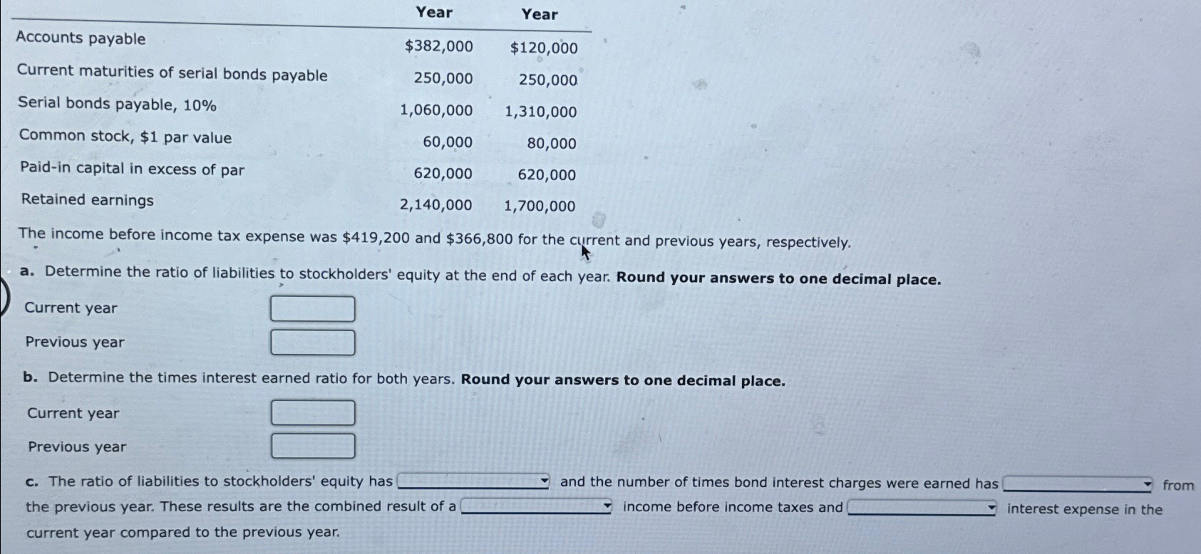 \table[[Accounts payable,Year,Year],[Current | Chegg.com