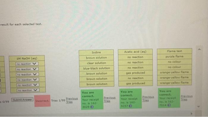 experiment 16 involves determining the identity of 6 | Chegg.com