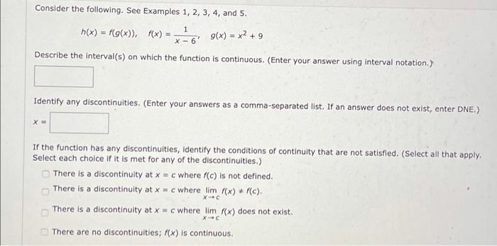 Solved Consider the following. See Examples 1, 2, 3, 4, and | Chegg.com Solved Consider the following. See Examples 1, 2, 3, 4, and | Chegg.com
