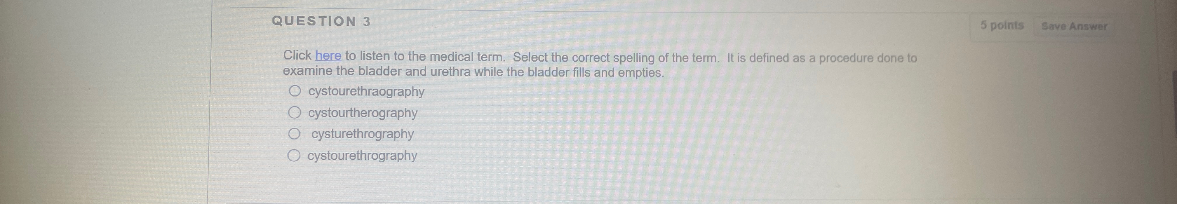 Solved QUESTION 35 ﻿pointsSave AnswerClick here to listen to | Chegg.com