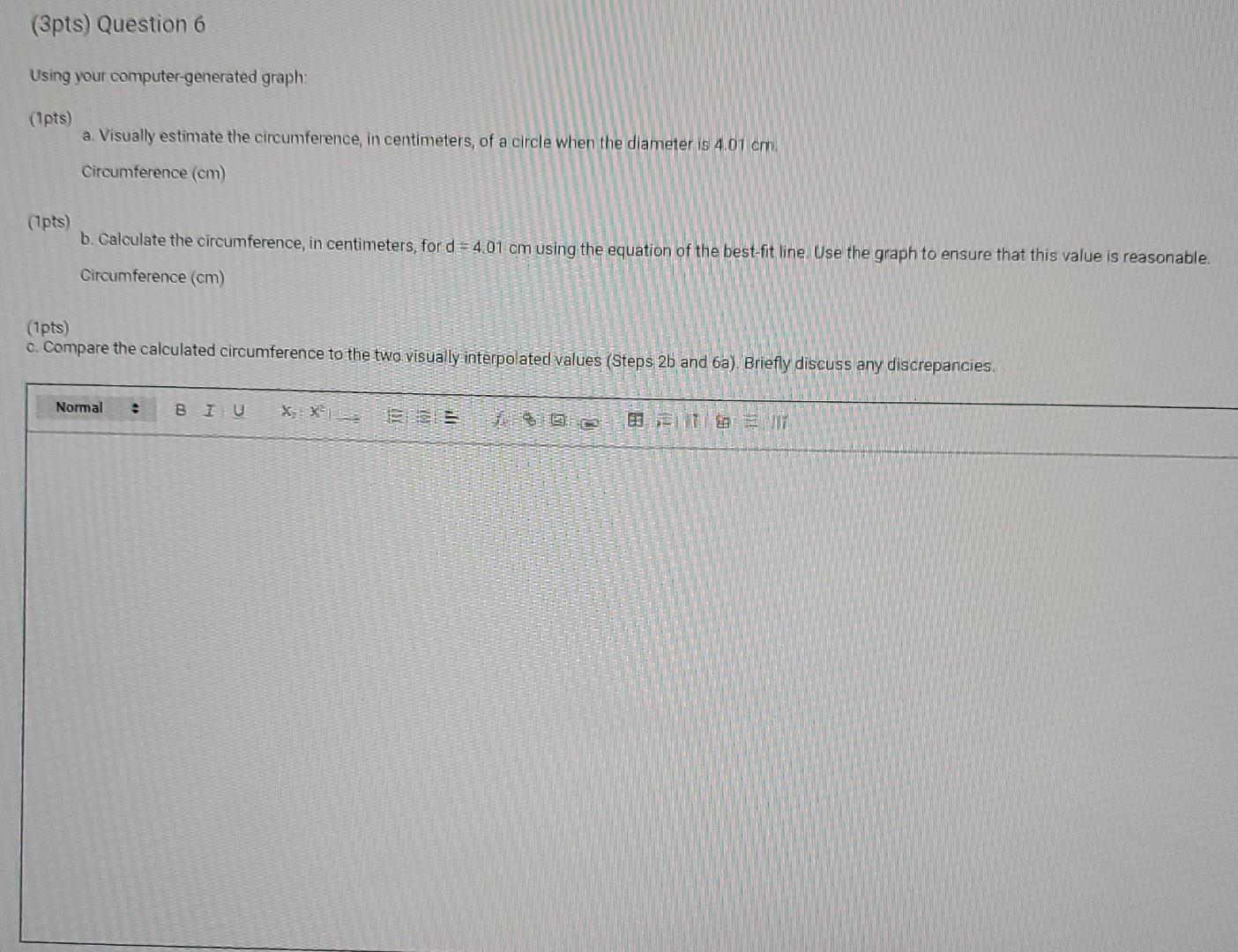 Solved Data And Report Submission - Using Excel For Graphing | Chegg.com