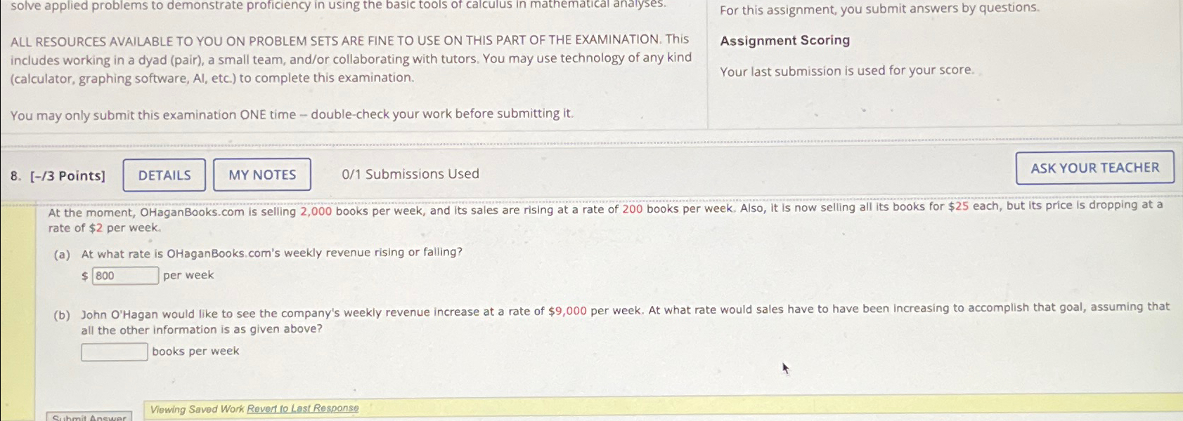 Solved solve applied problems to demonstrate proficiency in | Chegg.com