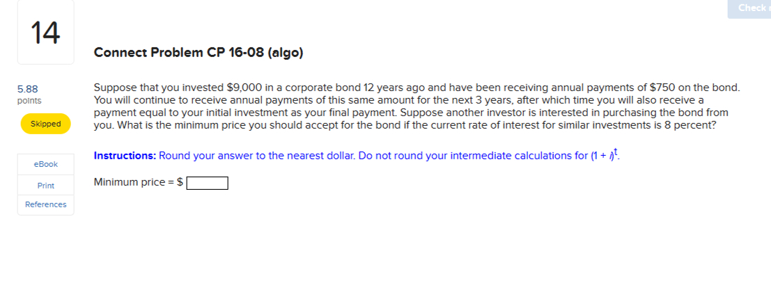Solved Connect Problem CP 16-08 (algo)Suppose that you | Chegg.com