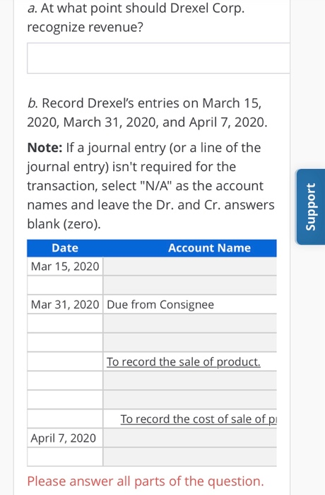 Solved Recording Revenue and Receivables Under a Consignment | Chegg.com