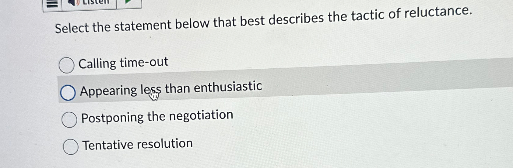 Solved Select the statement below that best describes the | Chegg.com