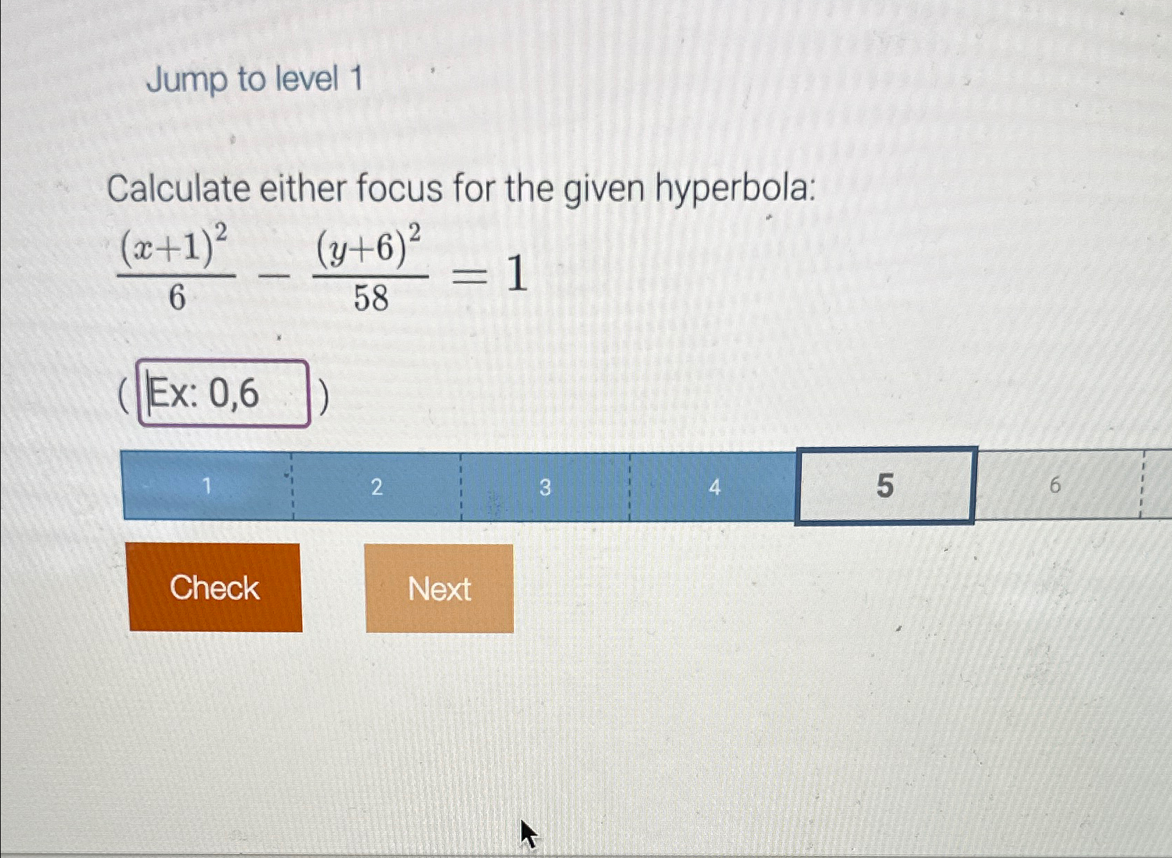 Solved Jump to level 1Calculate either focus for the given | Chegg.com