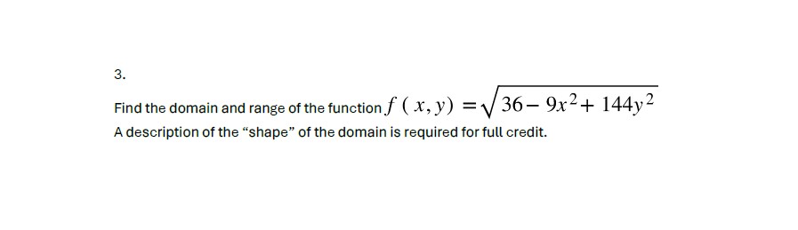 Solved Find the domain and range of ﻿the function | Chegg.com