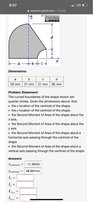 Solved 9:47 webwork.latech.edu-Private 2013 Miched S ру 000 | Chegg.com