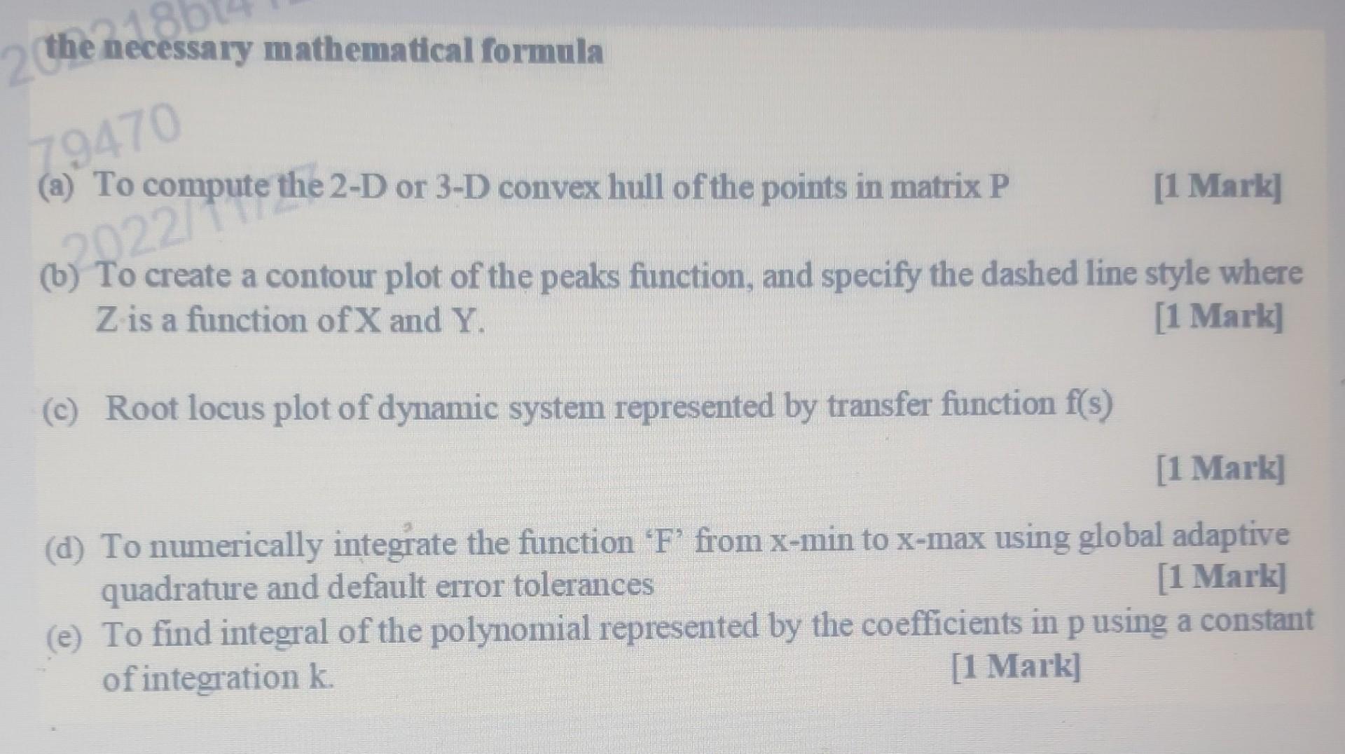 Solved (a) To compute the 2-D or 3-D convex hull of the | Chegg.com