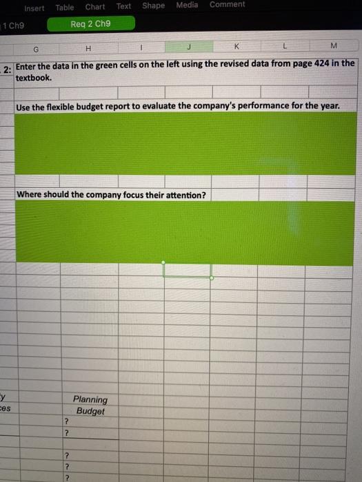 Solved Instructions Formulas Roq 1 Ch9 Reg 2 Ch9 А A B С D H | Chegg.com