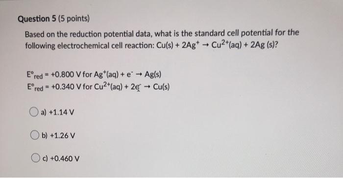 Solved Question 5 (5 points) Based on the reduction | Chegg.com