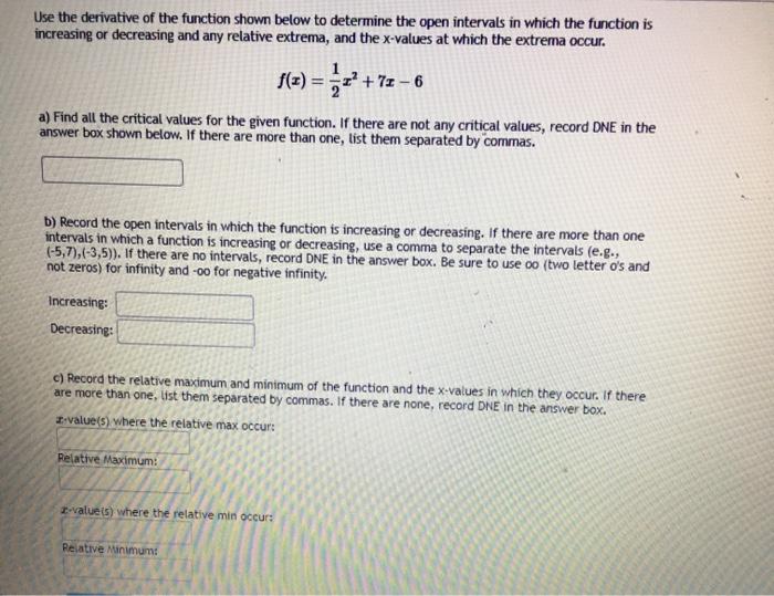 Solved el - er le Evaluate this function at the endpoints | Chegg.com