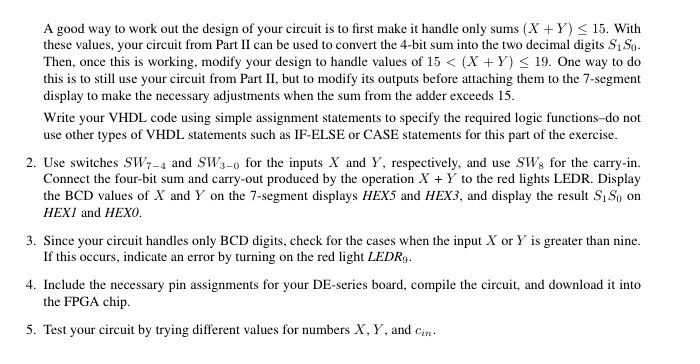 Part IV In Part II we discussed the conversion of | Chegg.com