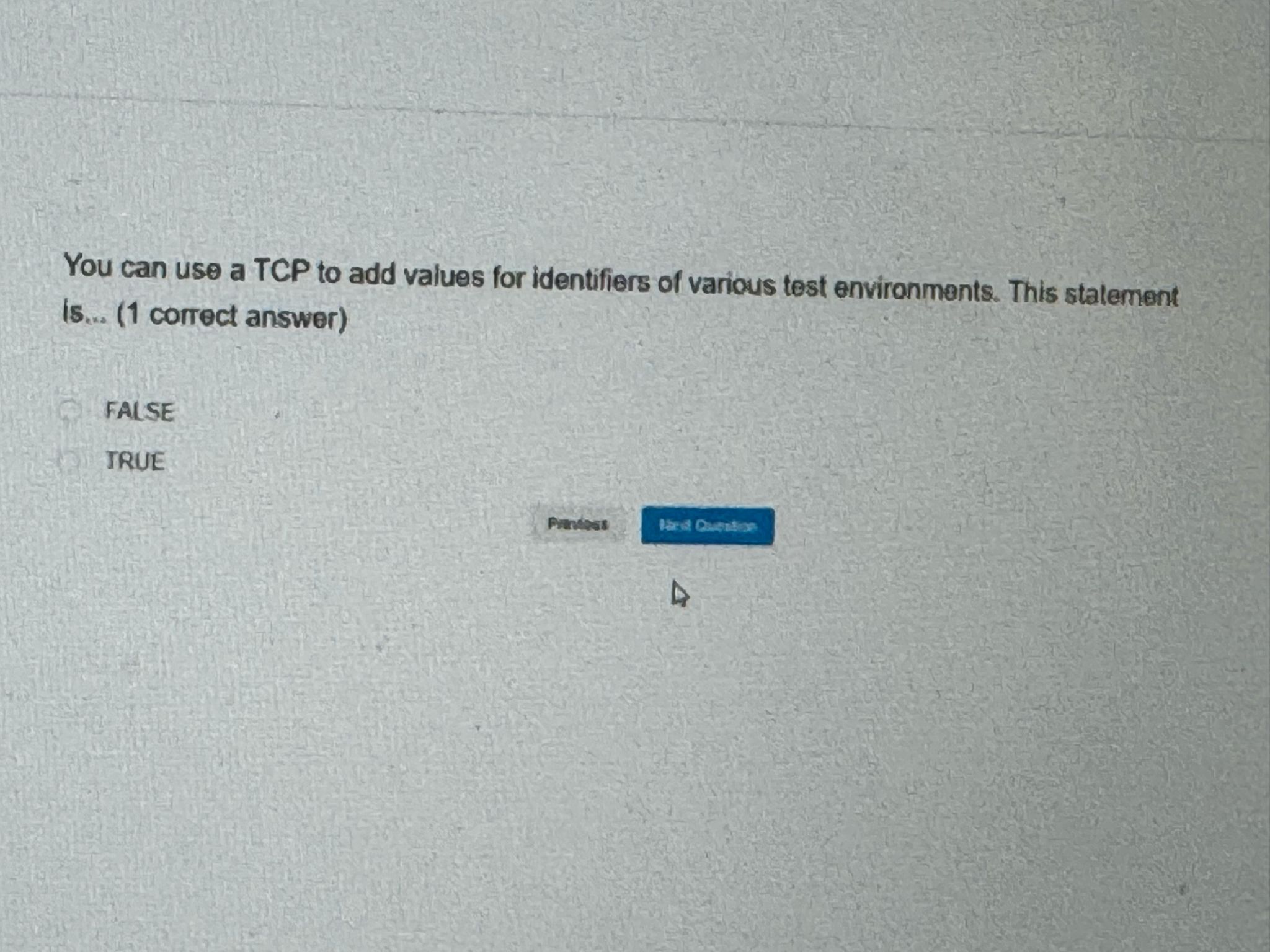 Solved You can use a TCP to add values for identifiers of | Chegg.com