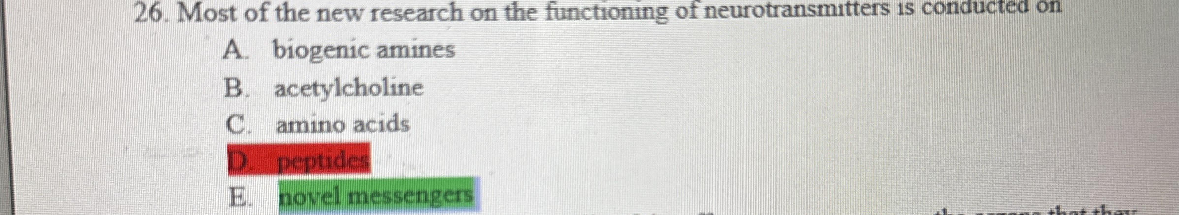 Solved Most of the new research on the functioning of | Chegg.com