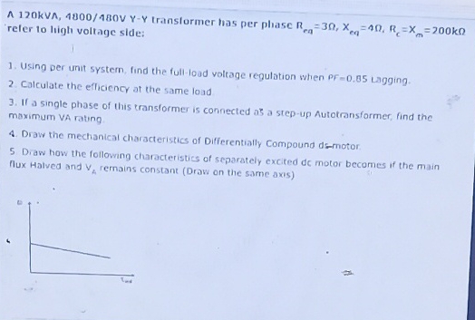 Solved A 120kV,4800480V Y-Y ﻿translormer has per phase | Chegg.com