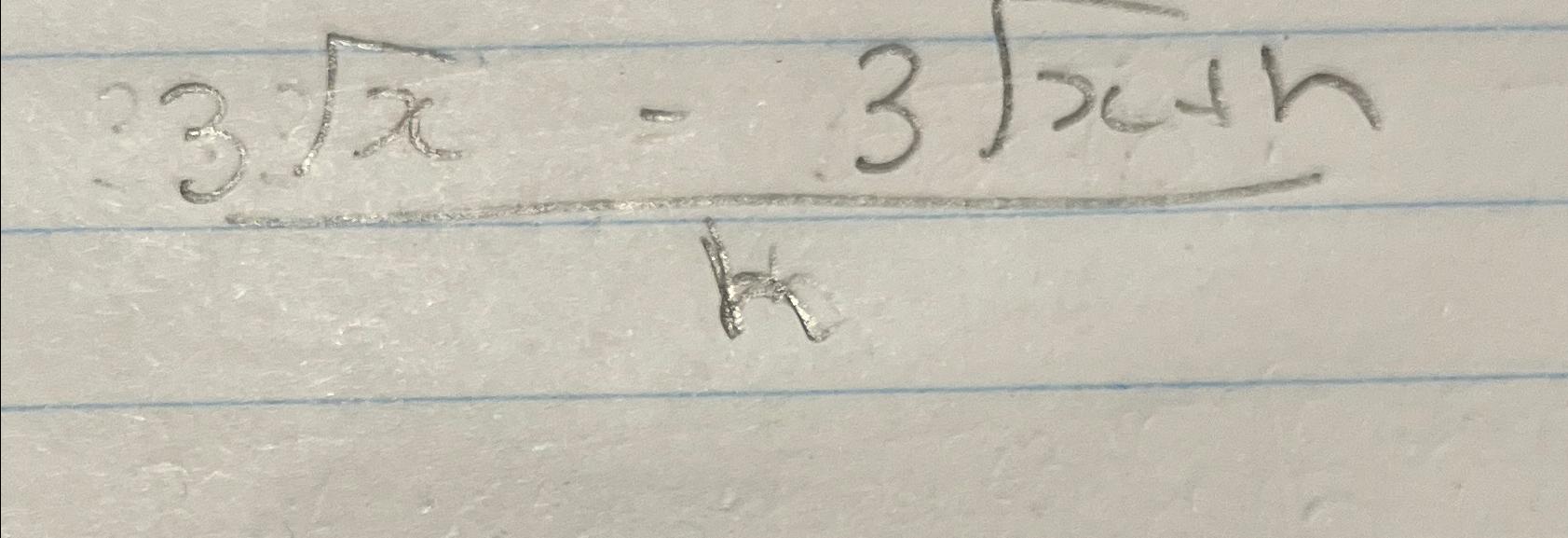 Solved 3x2-3x+h2h | Chegg.com