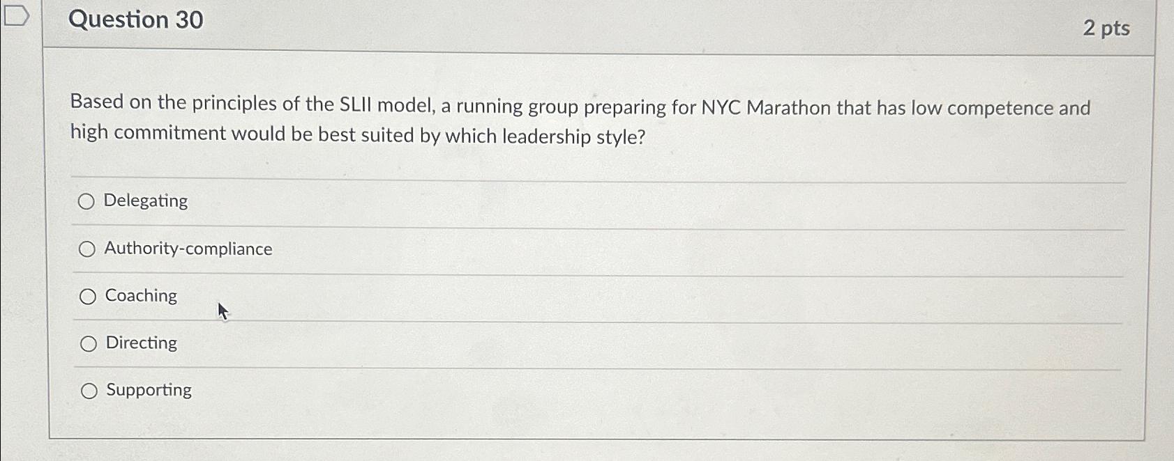 Solved Question 302 ﻿ptsBased on the principles of the SLII | Chegg.com
