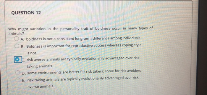 Solved QUESTION 1 Which of Tinbergen's four questions gives | Chegg.com