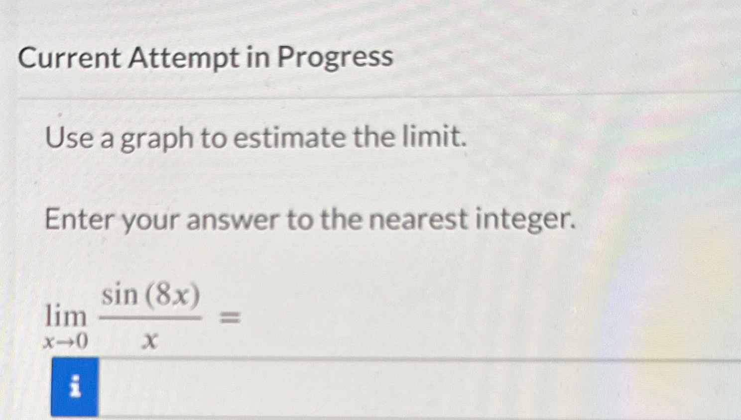 Solved Current Attempt in ProgressUse a graph to estimate | Chegg.com