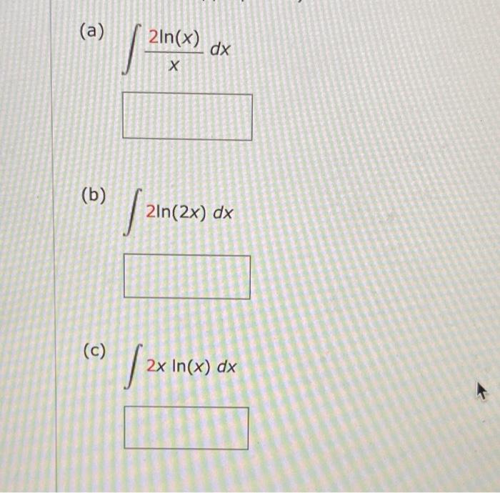Solved Three integrals are given that although they look | Chegg.com