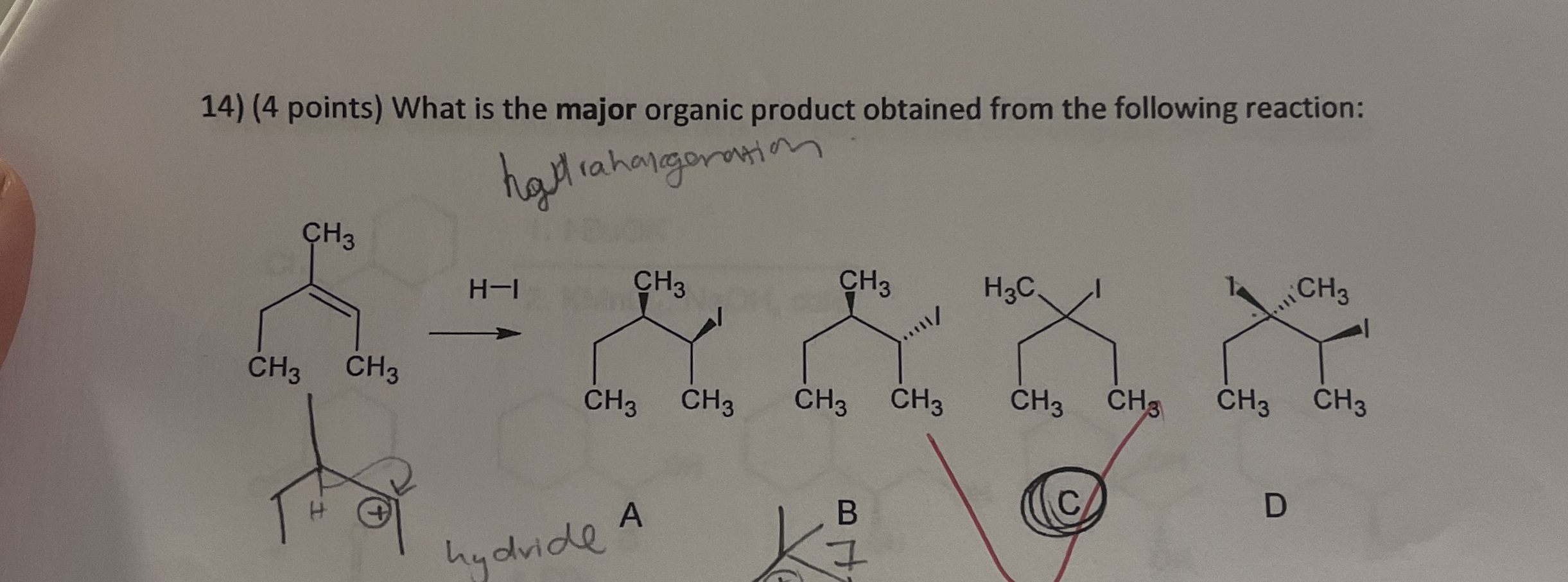 Solved (4 points) What is the major organic product | Chegg.com Solved (4 points) What is the major organic product | Chegg.com
