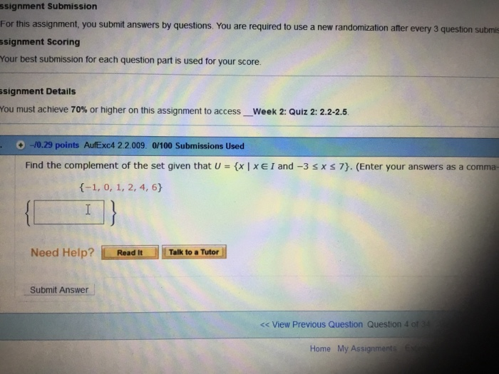 Solved ssignment Submission For this assignment, you submit | Chegg.com