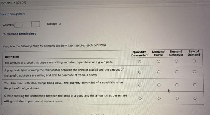 Solved Homework (Ch 04) Back to Assignment Attempts | Chegg.com