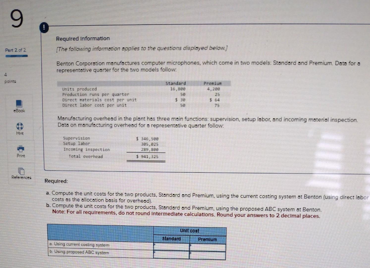 Solved Required information [The following informotion | Chegg.com