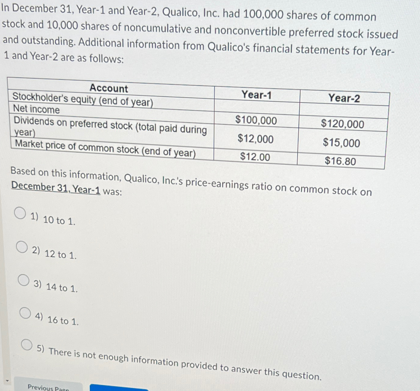 Solved In December 31, ﻿Year-1 ﻿and Year-2, ﻿Qualico, Inc. | Chegg.com