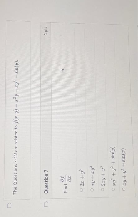 Solved Find ∂y2∂2f. | Chegg.com