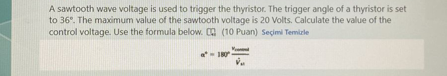 Solved A sawtooth wave voltage is used to trigger the | Chegg.com