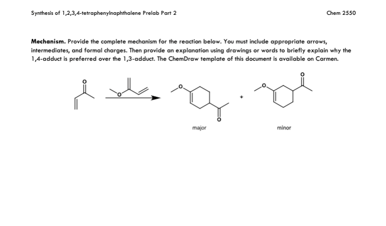 Mechanism. Provide the complete mechanism for the | Chegg.com