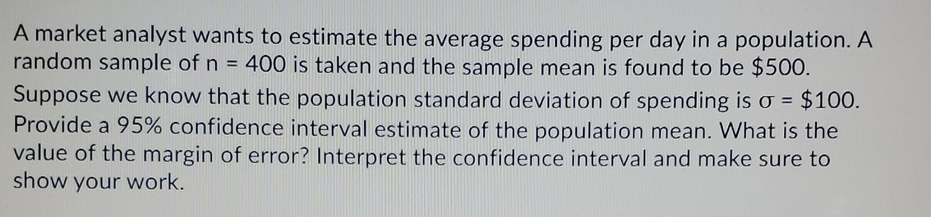 Solved Suppose that income follows a normal distribution | Chegg.com