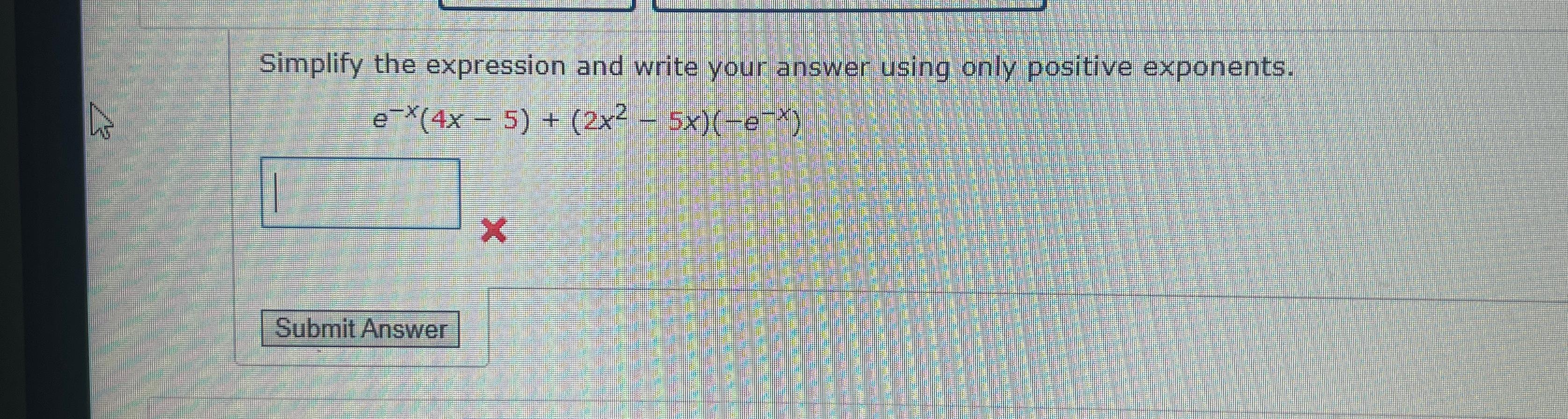 Solved Simplify the expression and write your answer using | Chegg.com