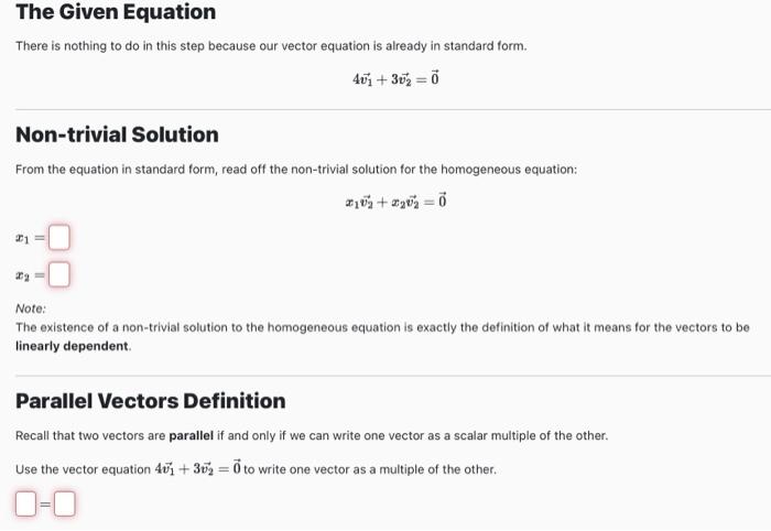 Solved The Given Equation There is nothing to do in this | Chegg.com